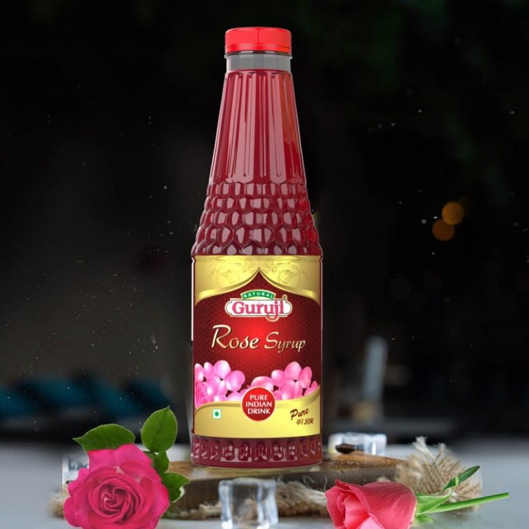 Guruji Rose Syrup 750ML - Guruji Thandai