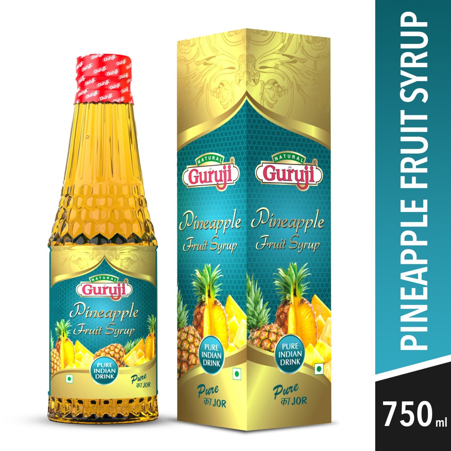 Guruji Rose Syrup 750ML - Guruji Thandai