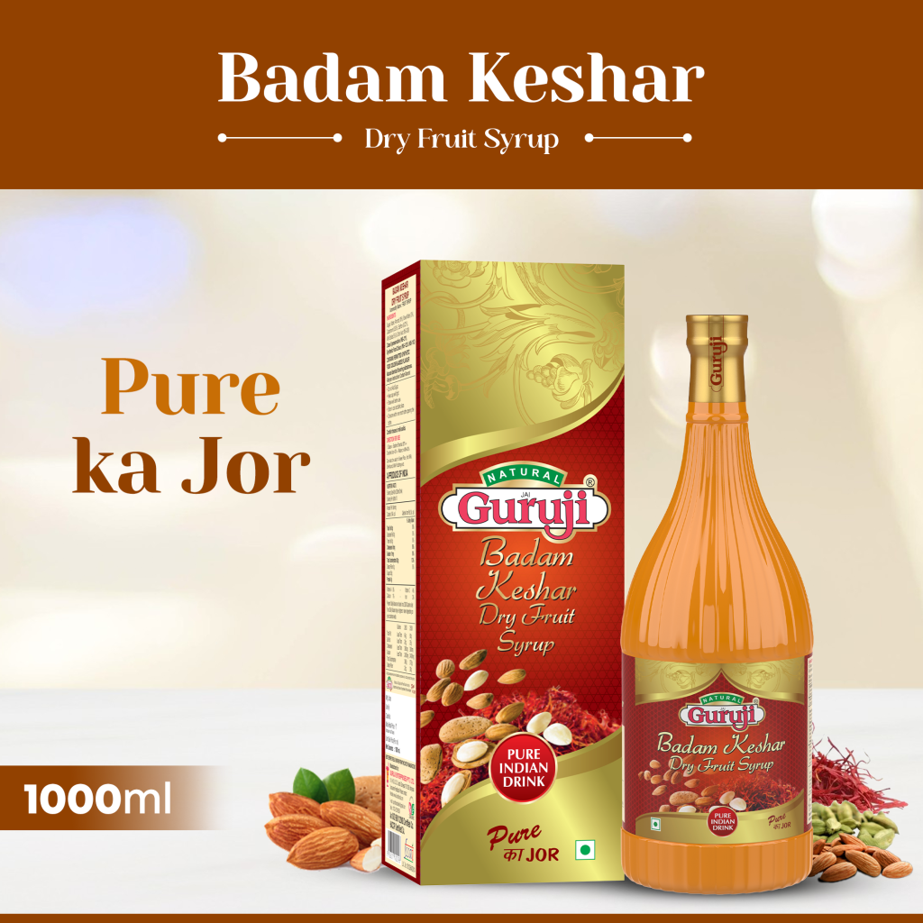 Guruji Rose Syrup 750ML - Guruji Thandai